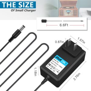 12V Ac Dc Adapter Charger Replacement for Crosley Radio CR49 CR49-BT CR49-TA CR249 CR249-TA CR32CD CR6233A CR6233A-RE CR7002A CR7002A-PA Tech Turntable Record Player I.T.E Switching Power Supply