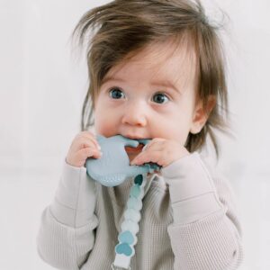 Loulou Lollipop Wild Silicone Baby Teether - Elephant