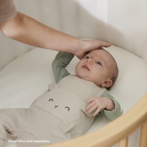 Stokke Sleepi Mini Mesh Liner, White - Breathable 3D Mesh for Safe Sleep - Compatible with Stokke Sleepi Mini - Machine Washable