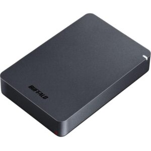 buffalo 5tb ministation pgf portable external hard drive hdd shock resistant, usb 3.0 (3.2 gen 1x1) for pc, mac