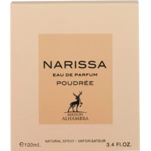 Maison Alhambra Narissa Poudrée Eau de Parfum Spray for Women, 3.4 Ounce