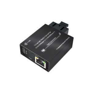 starroute ultra small gigabit fiber media converter，duplex sc single mode 20km sm 1310nm，random general/usb power port