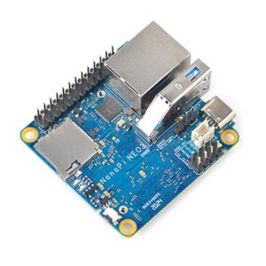 waypondev nanopi neo3 tiny arm single board computer with 32-bit ddr4 2gb ram usb3.0 gbps ethernet based in rockchip rk3328 soc for iot support friendlywrt ubuntu (with unique mac address)