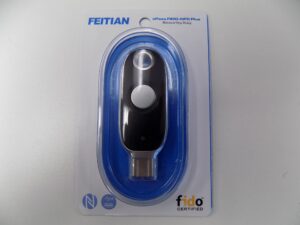 feitian epass k40 plus - usb security key - two factor authenticator - usb-c with nfc, fido u2f + fido2, piv - help prevent account takeovers with multi-factor authentication