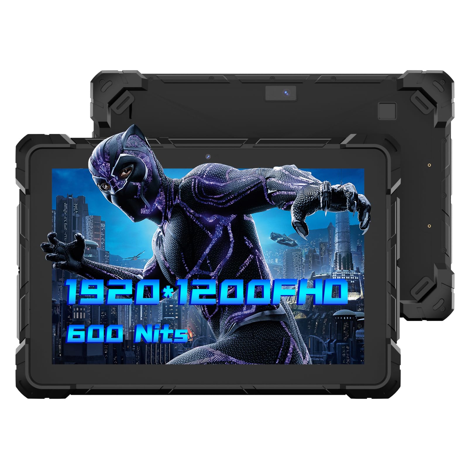 HIGOLEPC Rugged Tablet 10.1" Win 11 Pro Celeron N4120 8GB RAM 128 GB ROM Windows Tablet,600 Nit Outdoor Tablet PC,IP67 Waterproof,16000mAh/3.7V Battery WiFi 5 BT 5.0 for Enterprise Work Field