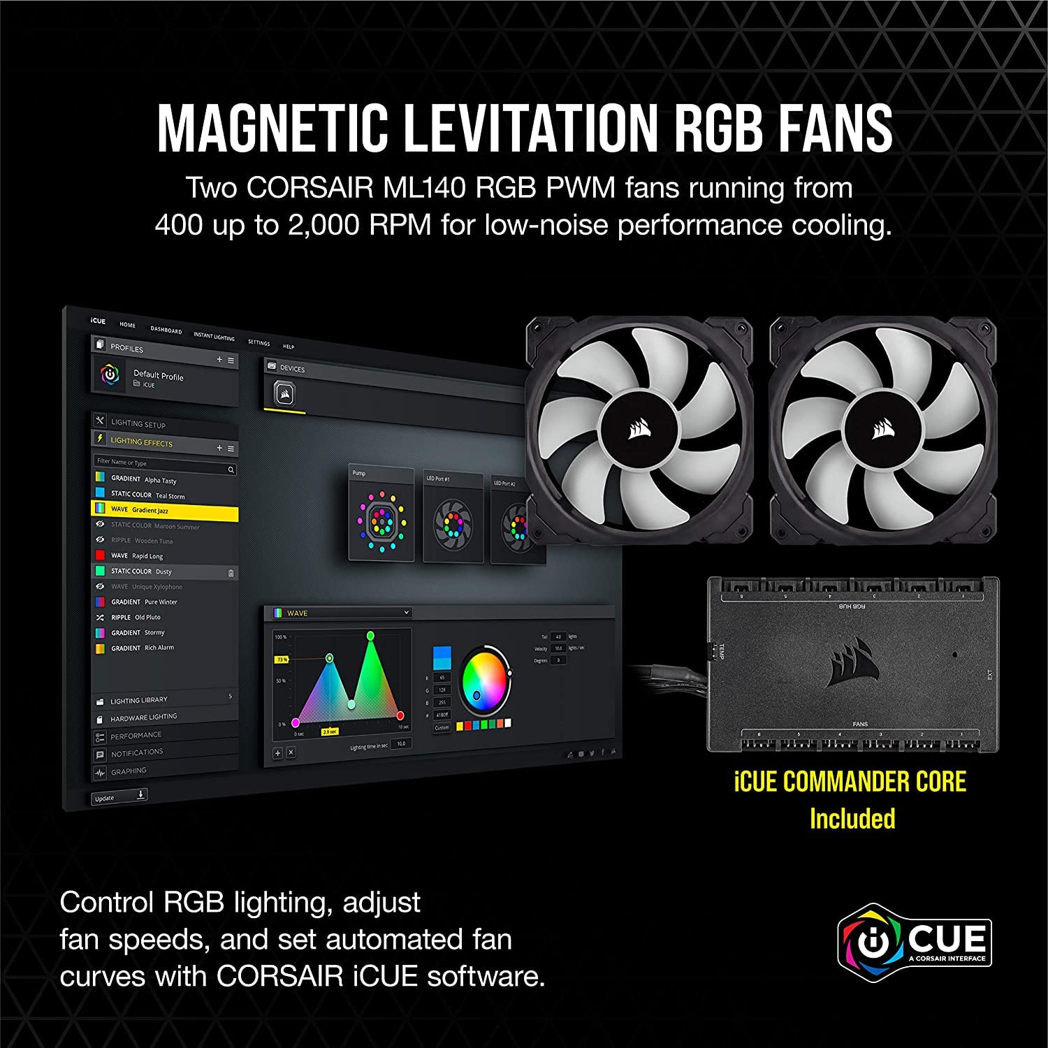 Corsair iCUE H115i Elite Capellix Liquid CPU Cooler (Renewed)