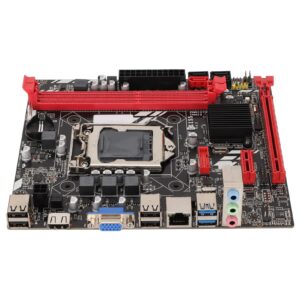 DDR3 Motherboard, Computer Motherboard Support 1155 Pins I3 I5 I7 Processor 2 DDR3 Interface, High Speed Network Stable Power Gaming Motherboard…