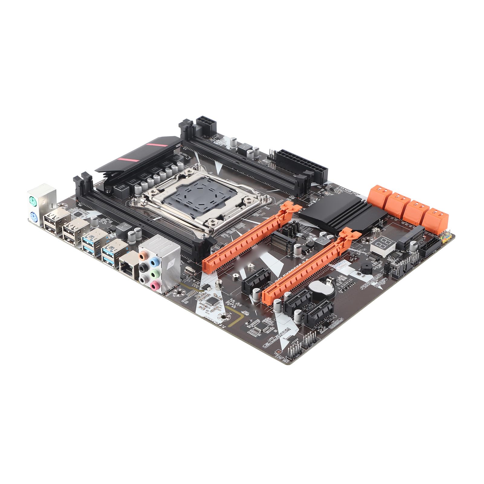 X99 LGA2011-3 DDR4 Computer Motherboard Mainboard, LGA2011 V3 Gaming Motherboard with NVME M.2, Four Channels DDR4 ECC/REG i7 Processor