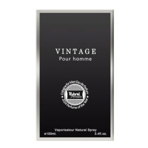 Hybrid & Company Vintage Pour homme Men’s Classic Scent Perfume Eau De Toilette Spray 100 ML