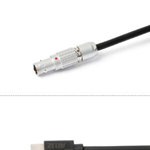 ZITAY RS2 RS3 to 2Pin Male Power Cable for Cameras Wireless Video Transmission Systems Power Supply