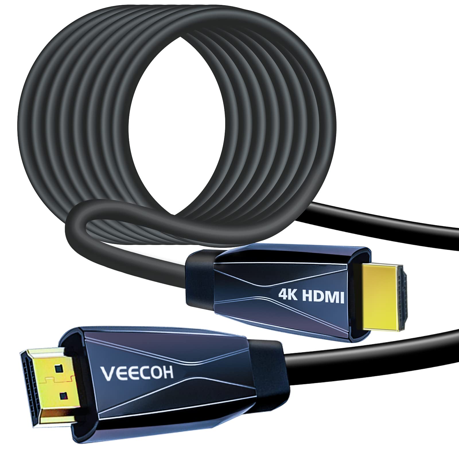 VEECOH 4K HDMI Cables 66Ft/20M,High Speed Hdmi Cables 2.0,Highwings HDR 4K@60Hz 1080P@120Hz,HDMI Cord Support 3D,HD,ARC,CEC,HDCP 2.2,Compatible with PS5 PS4/Xbox One/HDTV/Blu-ray