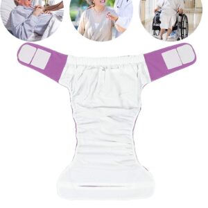 Joyzan Adult Cloth Diaper, Reusable Washable Nappy Cover Men Incontinence Care Leak Proof Pant Waterproof Adjustable Underwear Breathable Wrap Protection Disability Seniors Elderly Women Patients Teen