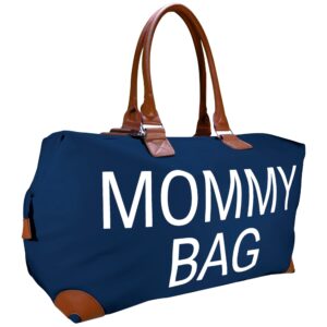 Mommy Bag Diaper Bag Set | X-Large Capacity Tote Bag | 2 Supplemental Bags | Changing Pad | Quality Material | Thoughtful Gift Idea