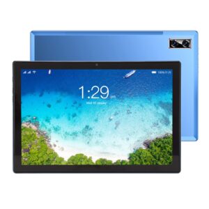 10 inch android 10 tablet pc with 2 sim slot, 4gb 64gb rom 128gb expandable, mt6750 8 cores 2.4g 5g tablet with 2mp 5 mp camera,phone calling, bluetooth gps, 6000mah