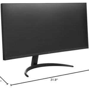 LG 34WQ60C-B.AUS 34" Curved UltraWide™ QHD IPS HDR 10 Monitor with Dual Controller & OnScreen Control, Black