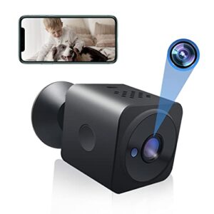 hidden camera spy camera hidden camera with audio for indoor and outdoor 1080p mini spy camera two-way voice night vision and motion detection for home security small nanny cam live feed app control