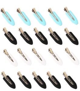 laarybaoo 20 pcs no bend hair clips, hair styling, hair coloring, curl pin clips, no crease hair clips for makeup application