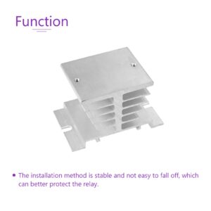 DMiotech Heat Sink Dissipation Radiator HeatSink Cooler Cooling for Solid State Relay 10A-40A