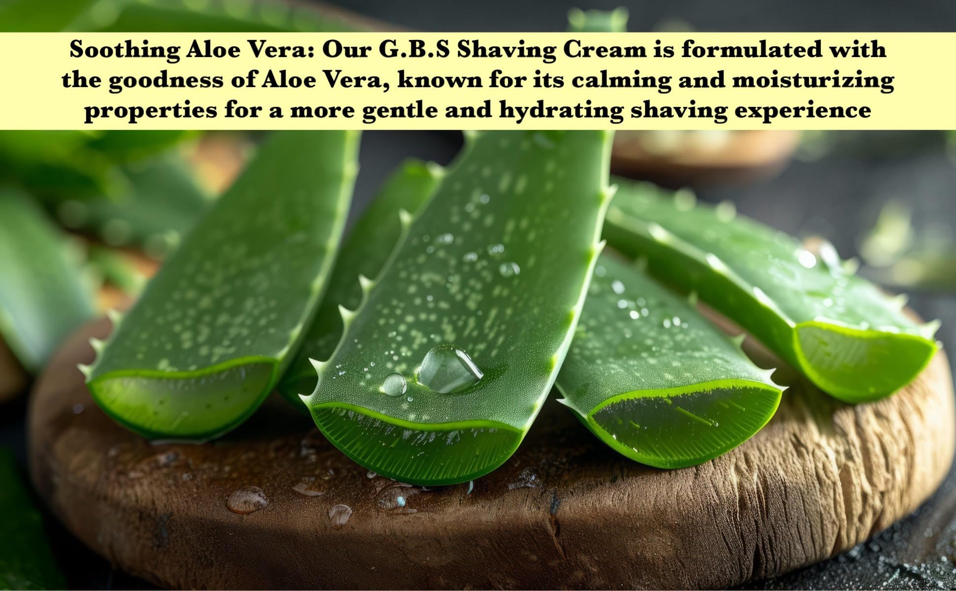 G.B.S Sandalwood Shaving Cream for Sensitive Skin, Hydrates, Nourishes for Close Smooth Shave, Protects Skin from Cuts, Bumps, Redness and Irritation Pack of 1