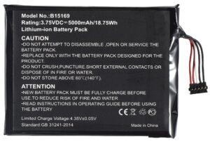 bxx replacement battery for b15169 compatible with ring-1st gen video doorbell 1st gen 5000mah 3.75v