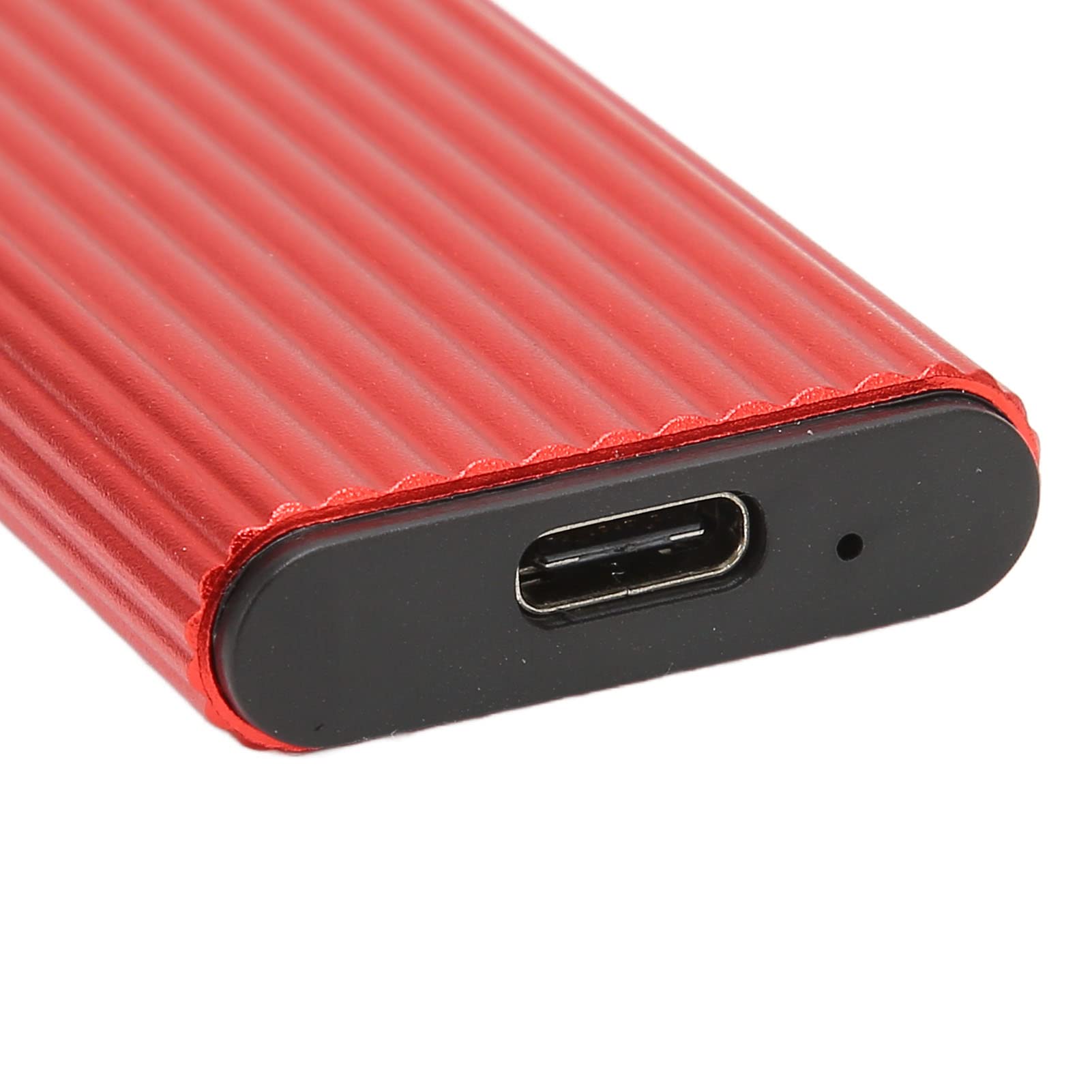 M.2 NVME SSD Enclosure Adapter, Tool USB C 3.1 Computer Solid State Drive, Support UASP, Compatible with SATA 2242/2260/2280, Red