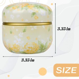 Body Powder Container with Powder Puff, Baby Women Powder Puff Container for Dusting Powder, Bath, Travel (Color Line)