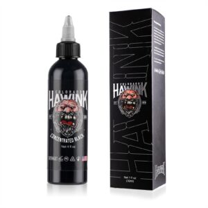 hawink black tattoo ink 4oz(120ml) vegan-friendly usa standard pigment tattoo supplies concentrated black ti203-120-002