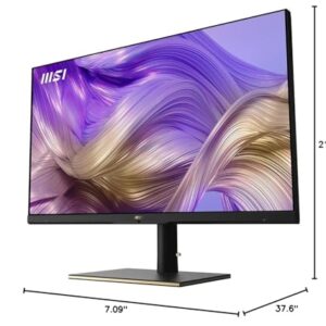 MSI Summit MS321UP, 32" Monitor, 3840 x 2160 (UHD), IPS, 60Hz, VESA Certified DisplayHDR 600, 4ms, HDMI, Displayport, USB C, Tilt, Swivel, Height Adjustable