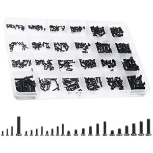 qteatak 480pcs black laptop notebook computer replacement screws kit for lenovo toshiba gateway samsung hp ibm dell sony acer asus ssd hard disk sata