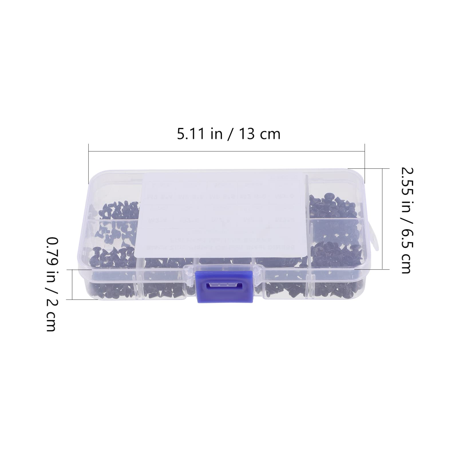 Mobestech 1 Set Machine Screw Tapping Laptop Flat Self-Tapping Caps Computer Countersunk Head