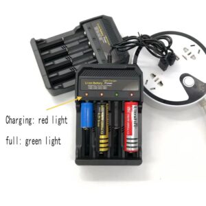 18650 Charger USB Four-Slot Lithium Battery Smart Charger 16340 3.7v Battery Four-Charge Fast Charge