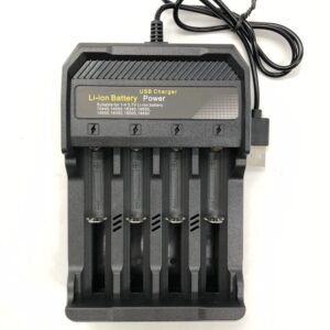 18650 Charger USB Four-Slot Lithium Battery Smart Charger 16340 3.7v Battery Four-Charge Fast Charge