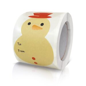 christmas stickers gift tags merry xmas cute snowman labels roll 3 x 2 inch kraft paper self-adhesive name tags writable removable for presents holiday 200 pcs