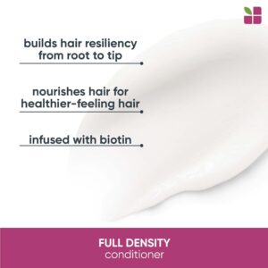 Biolage Full Density Thickening Conditioner | Moisturizes & Adds Fullness | With Biotin | For Thin & Fine Hair Types | Vegan | Cruelty-Free | 33.8 Fl. Oz