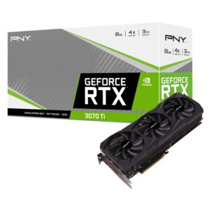 pny geforce rtx™ 3070 ti 8gb uprising triple fan graphics card