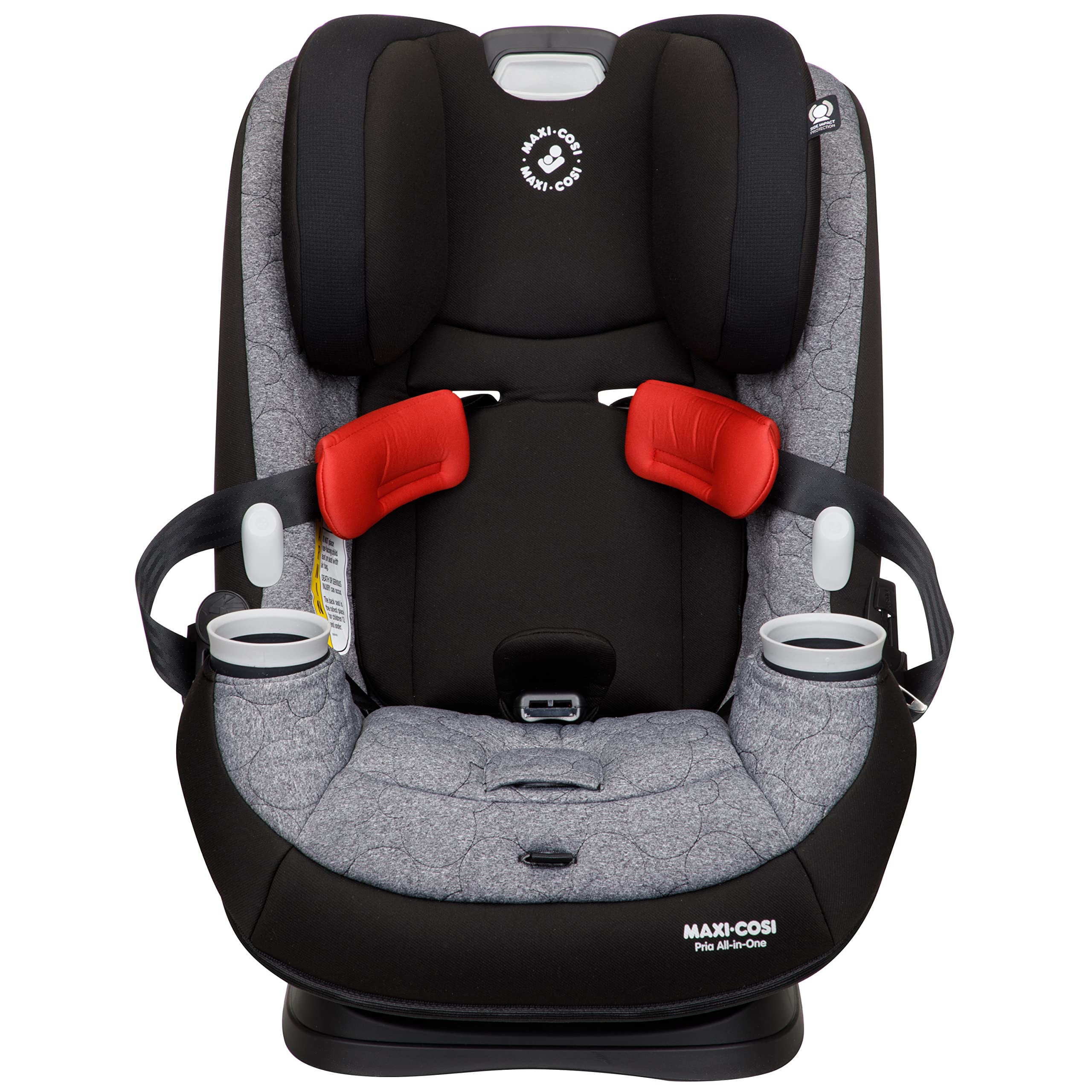 Disney Baby Pria All-in-One Convertible Car Seat, All-in-One Seating System: Rear-Facing, from 4-40 pounds; Forward-Facing to 65 pounds; and up to 100 pounds in Booster Mode, Mickey