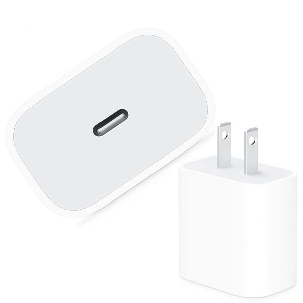 USB-C 20W Power Adapter, Wall Charger Box Compatible with iPhone, iPad. Cube Plug for Charging Cable