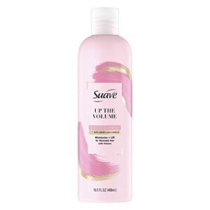 suave pink up the volume volumizing conditioner for volumized hair volumizing volume conditioner with amino acid complex 16.5oz