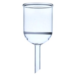 adamas-beta glass buchner filter funnel with fine frit (g3), filtering buchner funnel, borosilicate glass, 500ml