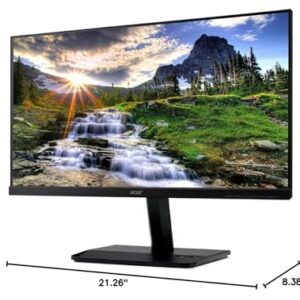 Acer 23.8” Full HD (1920 x 1080) Widescreen VA Display Monitor (HDMI Port & VGA Port) - Black