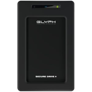 glyph securedrive+ 2tb professional encrypted rugged mobile ssd with bluetooth