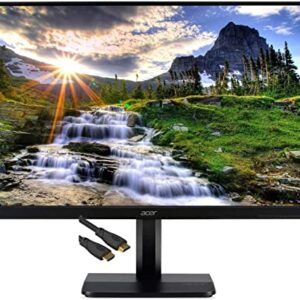 Acer 23.8” Full HD (1920 x 1080) Widescreen VA Display Monitor (HDMI Port & VGA Port) - Black