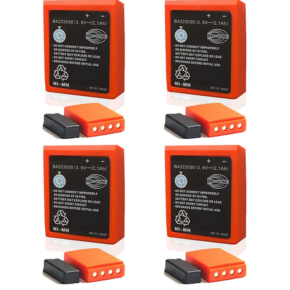 (Pack of 4) HBC Remote Control Rechargeable Battery BA223030 3.6V 2100mAh for Crane Remote Control