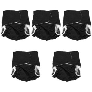 5pcs leakproof underwear for washable low noise reusable cover plastic pants cover unisex