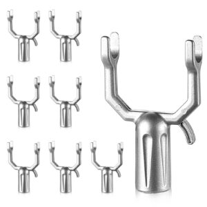 8 pcs metal tree branch support for leaning tree, tree stakes and support crutch for propping up fruited for vineyards ornamental gardens orchards fit 0.75 inch round pipe