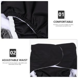 5pcs Leakproof Underwear for Washable Low Noise Reusable Cover Plastic Pants Cover Unisex