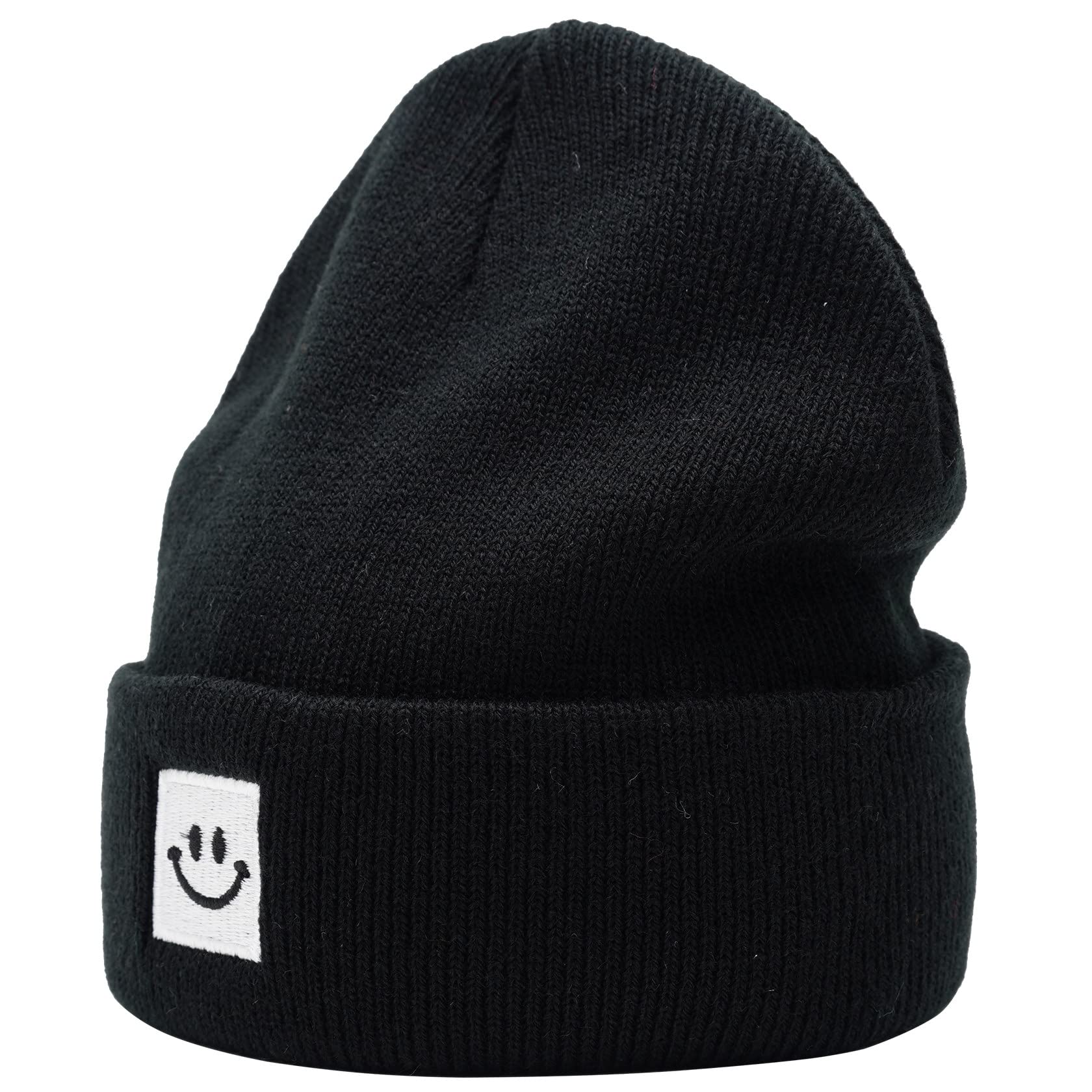 55cube Baby Beanie 0-6 Months Black