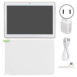 4G Calling Tablet, White 4GBRAM64GBROM 128 GB TF Card Tablet PC for Entertainment for Office Work US Plug