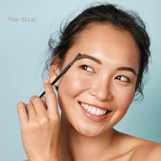 Pilar BLLaC - Better Brow Powder Brush, Firm brush Developed to Create an Even and Natural Look