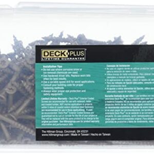 Deck Plus Wood Screws, Brown Exterior Screws, 2-1/2" x #10, 5lb